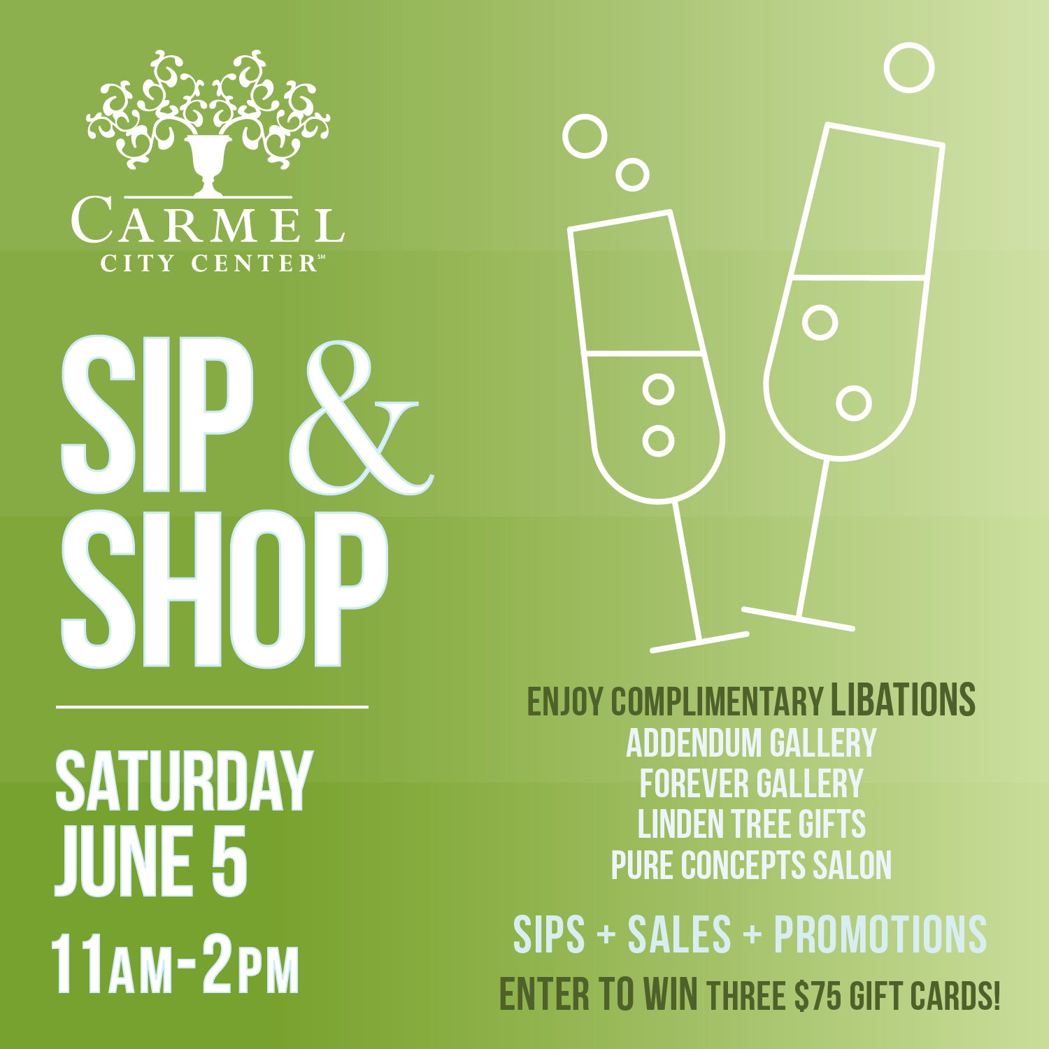June Sip & Shop - Carmel City Center
